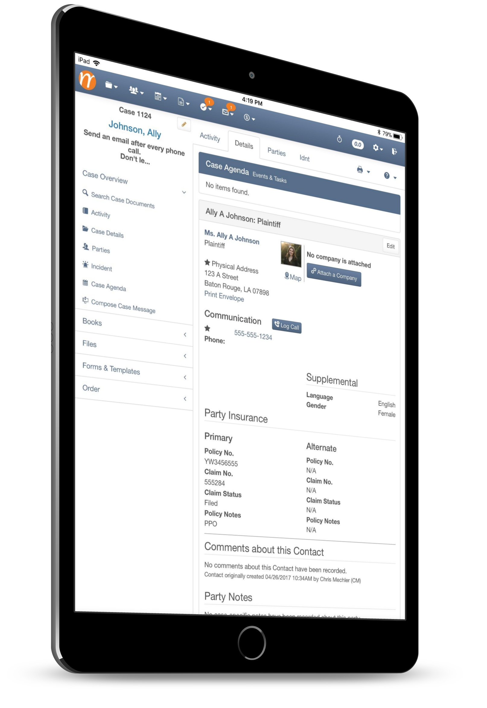 Features & Specialties - MerusCase - Technology for Attorneys